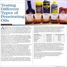 Penetrating Oil Test Results - iATN